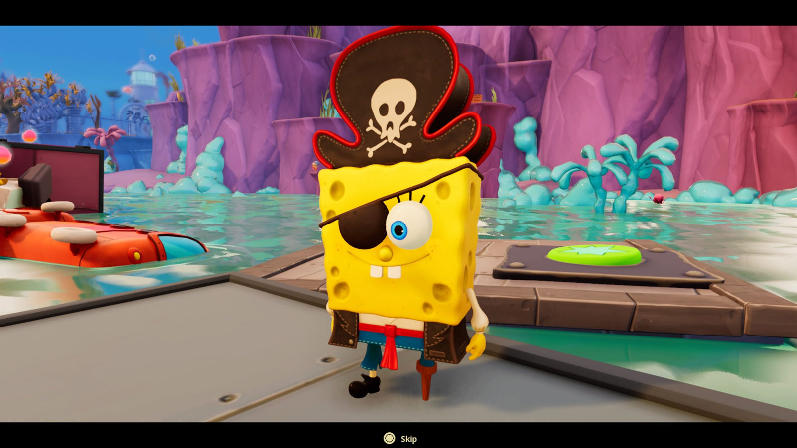Spongebob SquarePants Cosmic Shake hezká plošinovková hra na PS5
